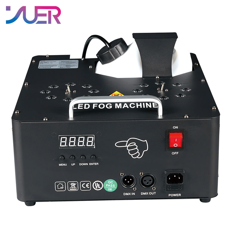 YUER 2000W Double Tube Adjustable Smog Machine Stage Effect Equipment ...