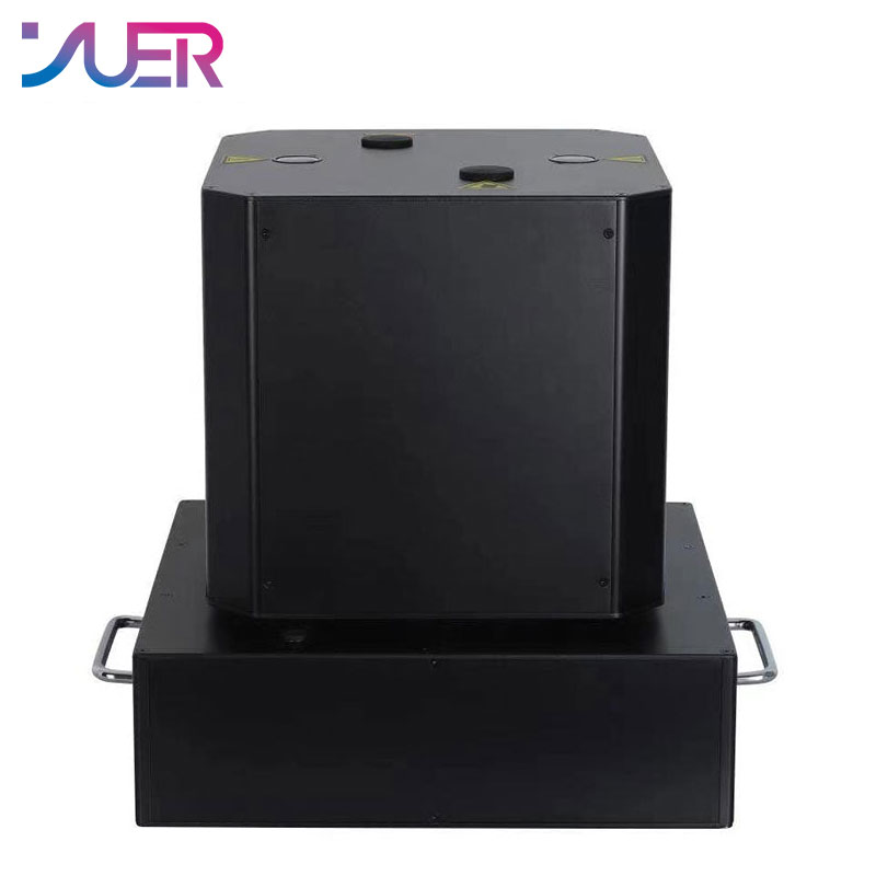 YUER NEW Rotate Cold Spark Machine 1300w Dual Spin sprinkler Stage ...