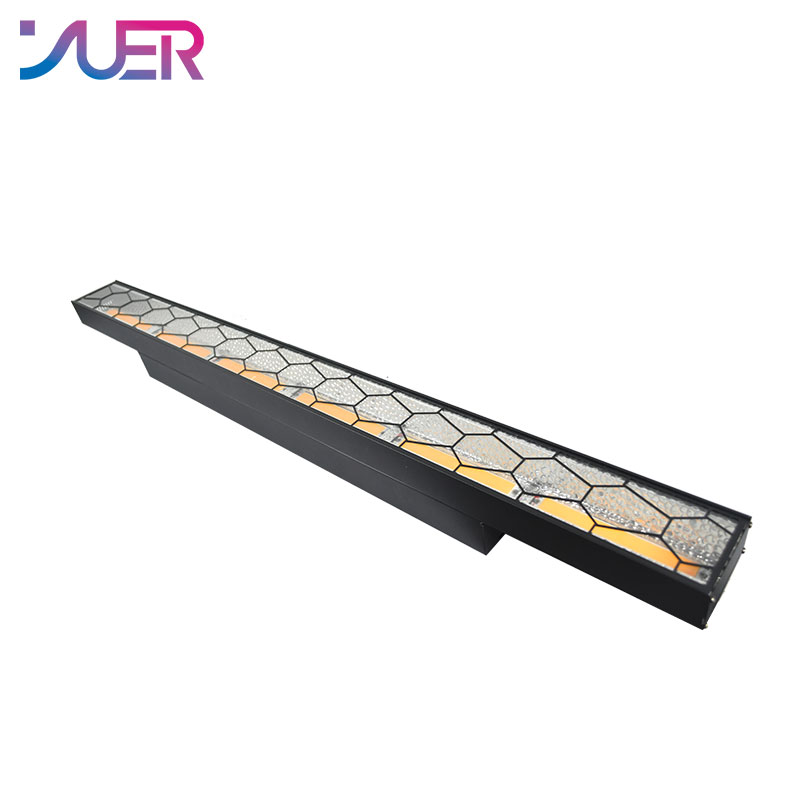 YUER 300W Golden Retro Matrix Light 7X50W Wash Wall Light Stage Lights ...