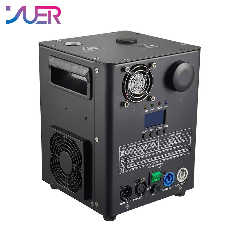 YUER 750W Cold Spark Firework Machine For DJ Wedding Celebration Dmx ...