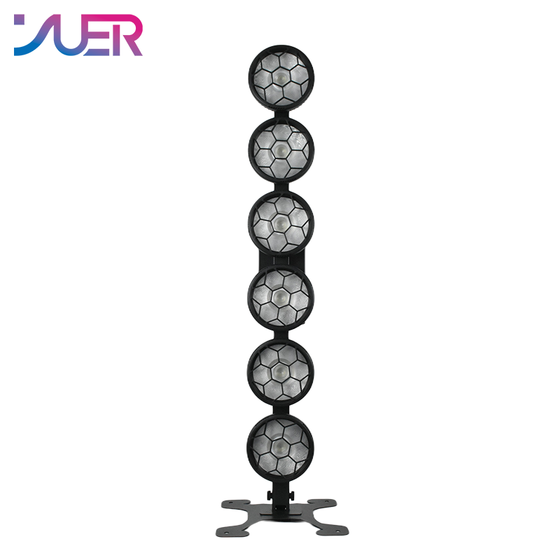 YUER NEW 6 Eyes 6X50W COB + RGB Flood Blinder Light Adjustable ...