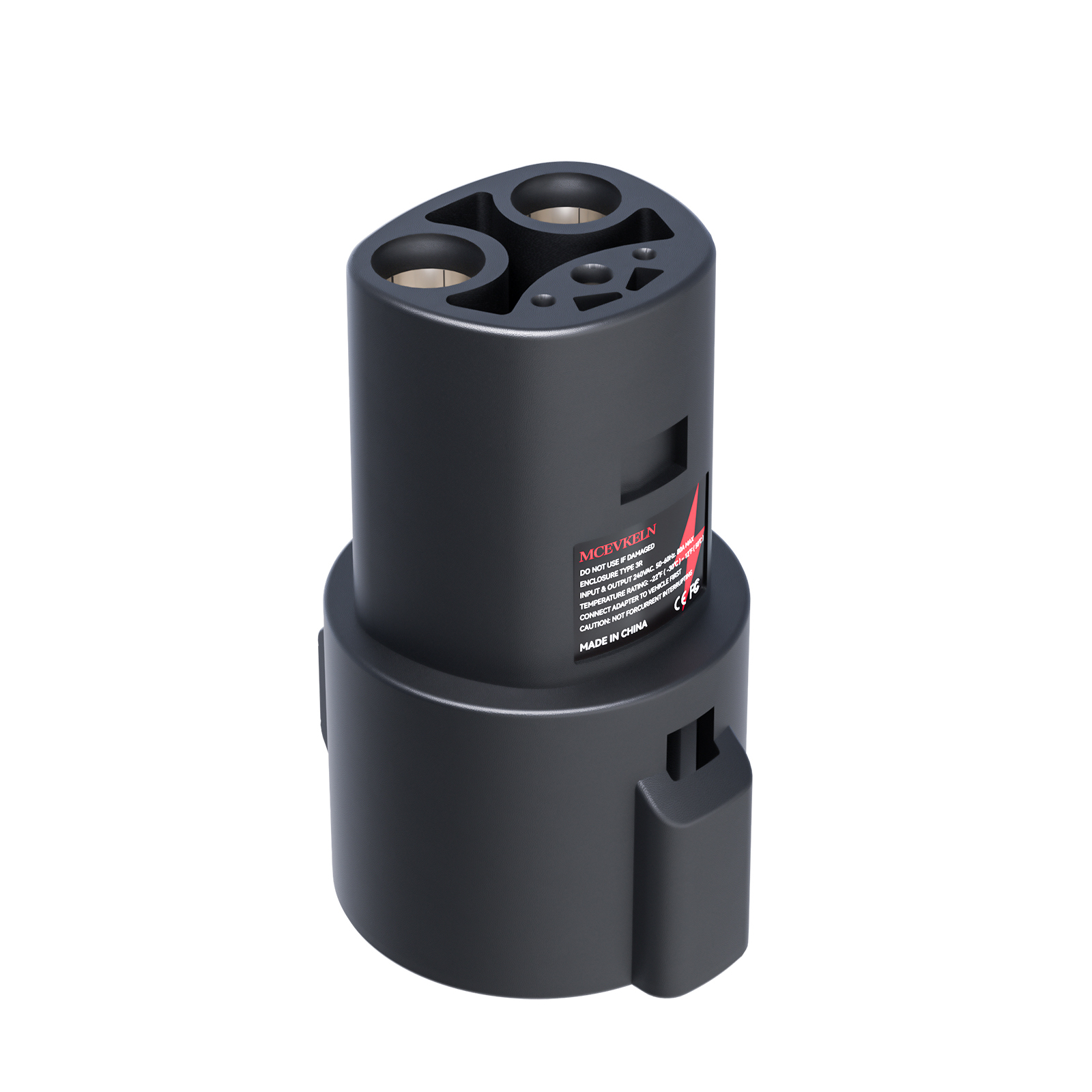 J1772 to Tesla Adapter for Model 3/Y/S/X 80A, 240V, with Travel Bag