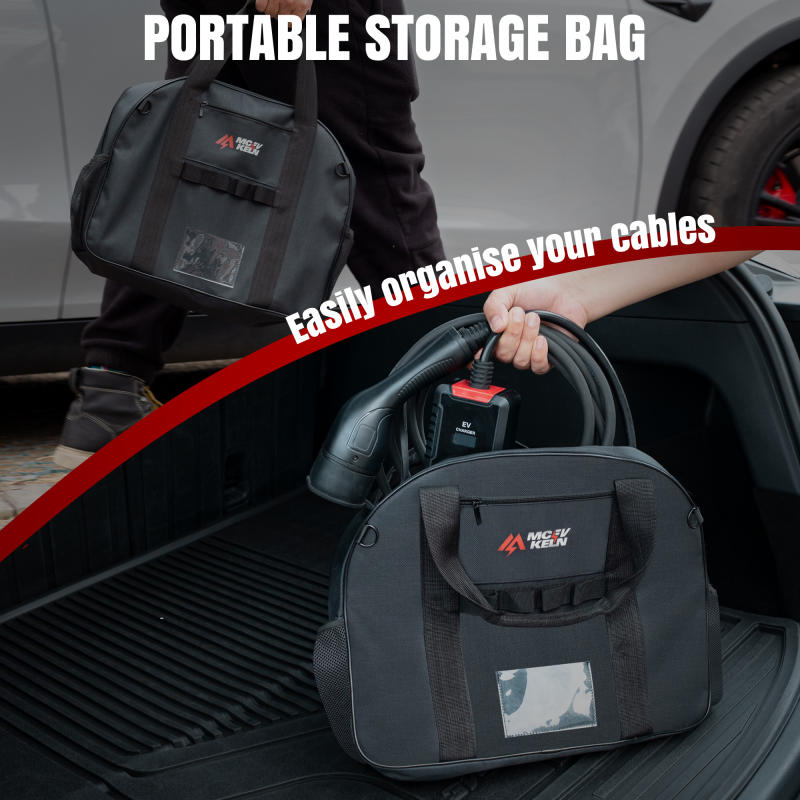 Electric Car Cable & Tool Organizer Bag