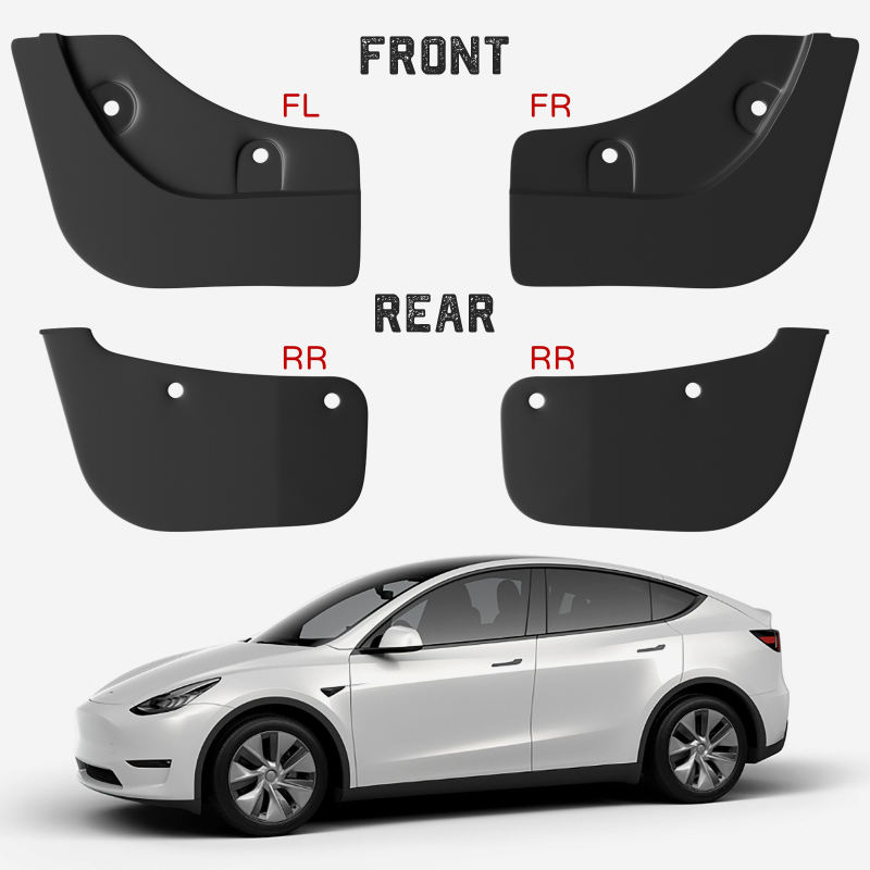 Tesla Model Y Mud Flaps - Set of 4 (2020-2024)