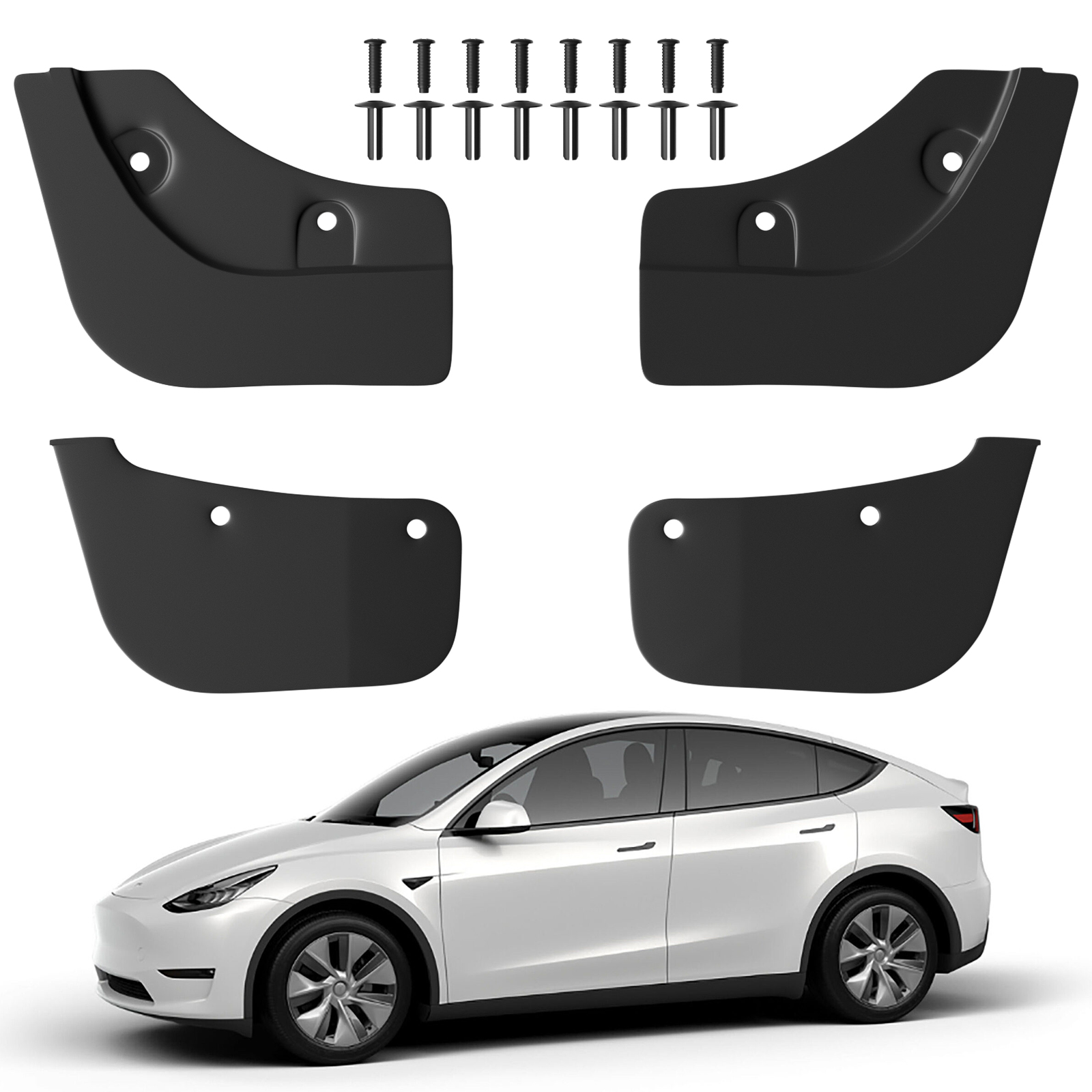 Tesla Model Y Mud Flaps - Set of 4 (2020-2024)