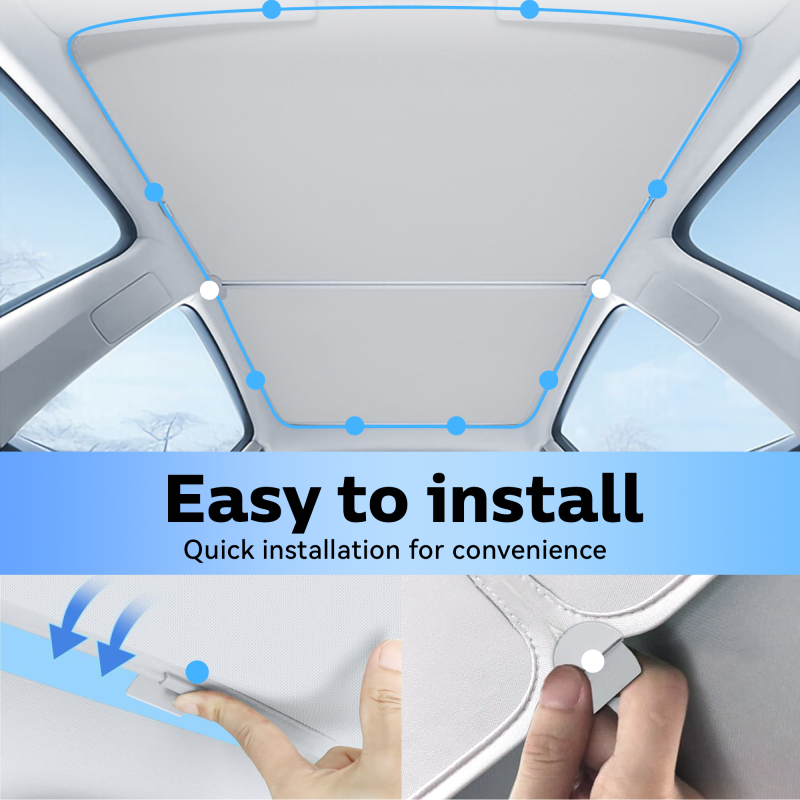 Tesla Model Y Glass Roof Sunshade（2021-2024）