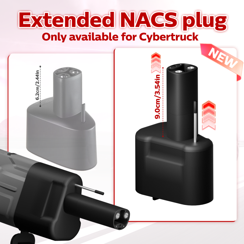 MCEVKELN CCS1 to NACS Adapter for Cybertruck (500A/1000V) Tesla Model 3/Y/X