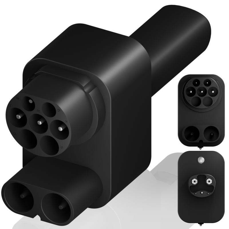 CCS2 to NACS Adapter for Cybertruck (500A/1000V)