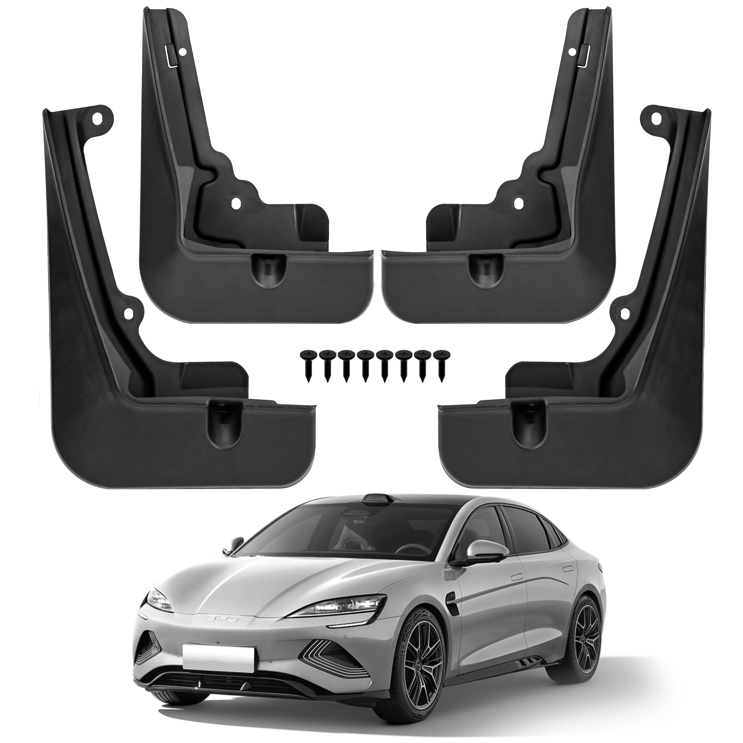 Car Mud Flaps for Great Wall Cannon GWM Poer Ute 2020 2021 2022 Splash ...
