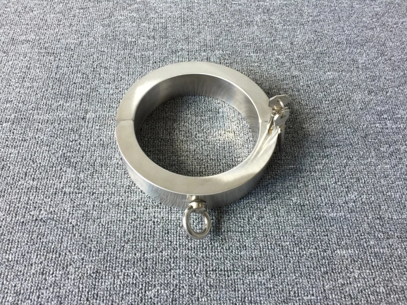 Heavy Stainless Steel Bondage Restraints Collar