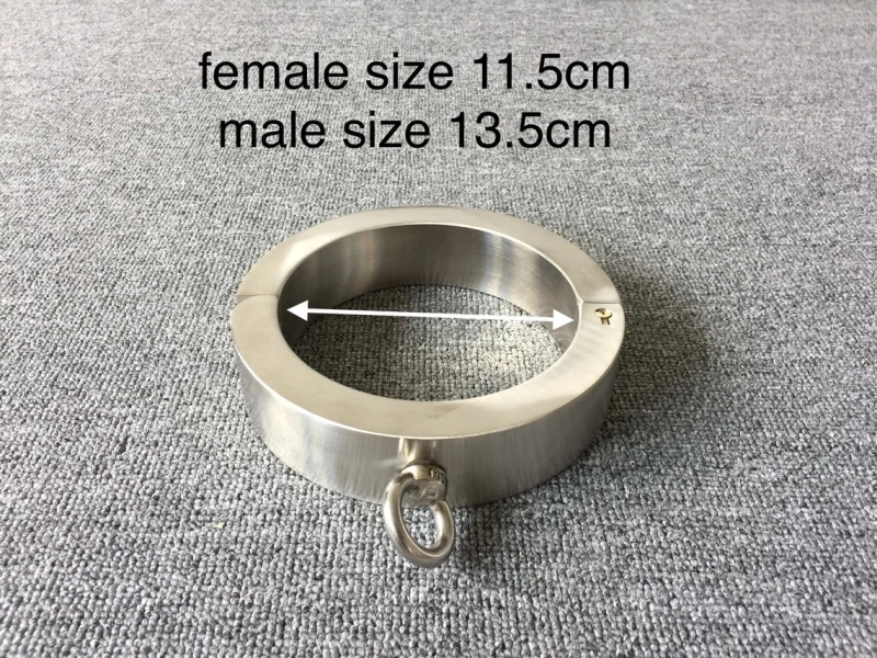 Heavy Stainless Steel Bondage Restraints Collar