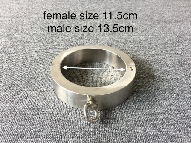 Size Customizable Super Heavy Stainless Steel Bondage Restraints Cuffs Kit