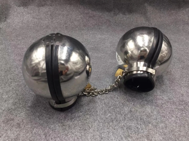 Stainless Steel Ball Shape Handcuffs for Bondage Restraints