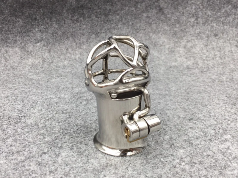 Customizable Penis Cage with Frenum Piercing Hook