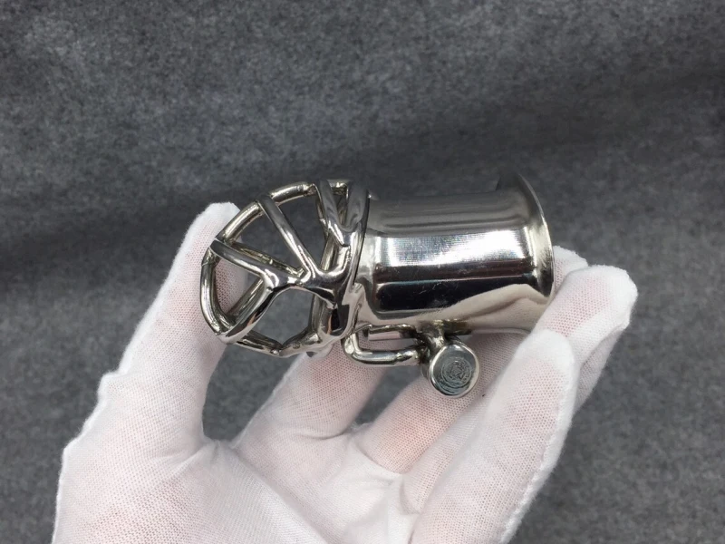 Customizable Penis Cage with Frenum Piercing Hook