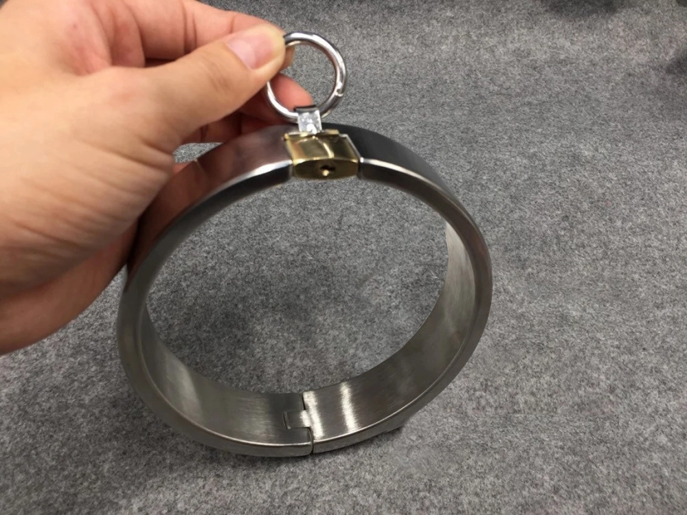 Customizable Metal Bondage Gear Device Stainless Steel Collar