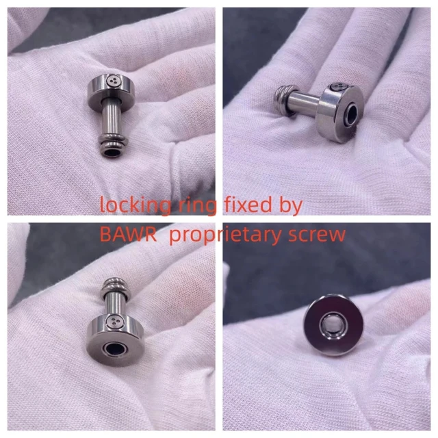 Titanium TetherSpout 3 Lengths E1 For Non-Piercing Chastity