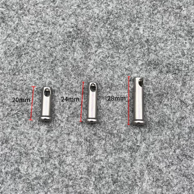 Titanium TetherSpout 3 Lengths E1 For Non-Piercing Chastity