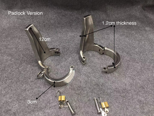 Handmade Ballet Ankle Cuffs Forced To Wear High Heels Restraints ...