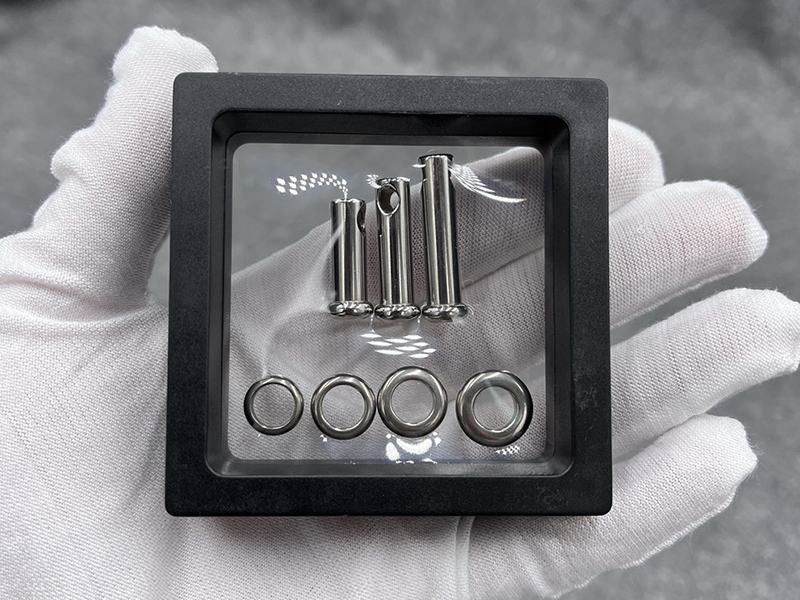 Titanium TetherSpout 3 Lengths E1 For Non-Piercing Chastity