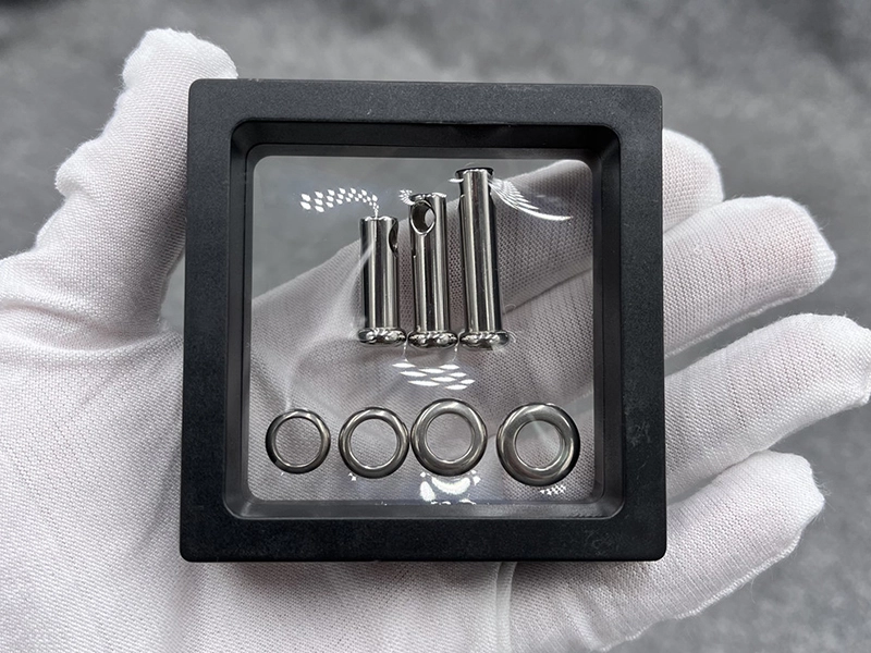 Titanium TetherSpout 3 Lengths E1 For Non-Piercing Chastity