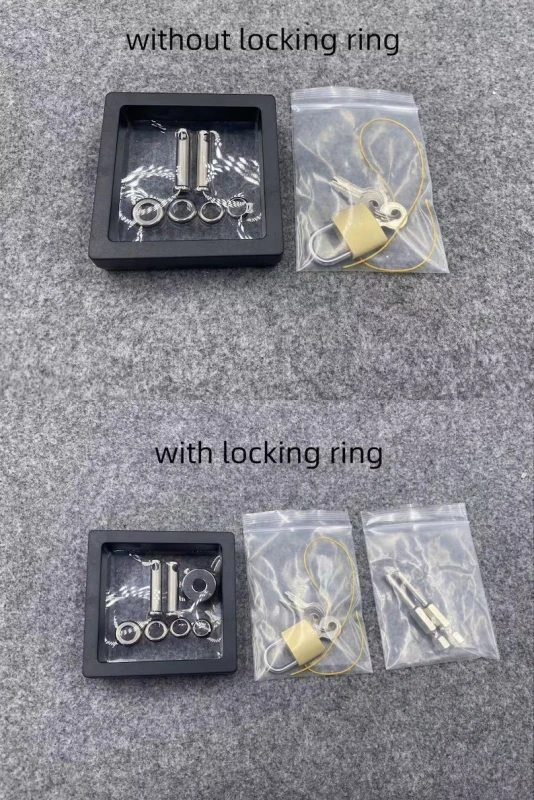 Titanium TetherSpout For Nom-Piercing Chastity