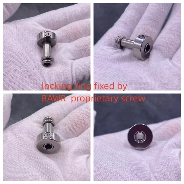 Titanium TetherSpout For Nom-Piercing Chastity