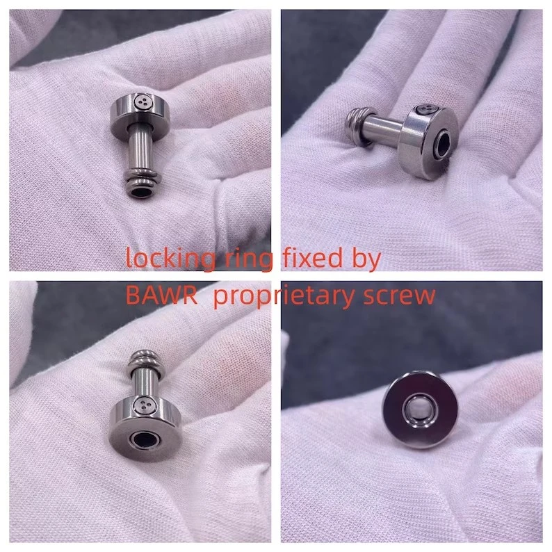 Titanium TetherSpout For Nom-Piercing Chastity