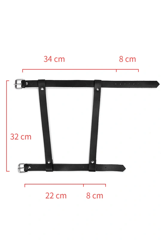 Adjustable Leather Calf Strap Bondage Gear Restraint Fetish