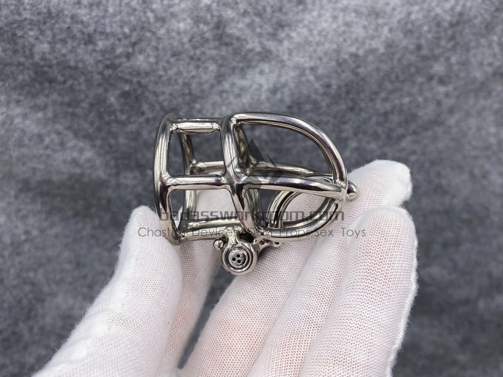 BA-33 Customize Chastity Cage Stainless Steel/Titanium Cock Cage