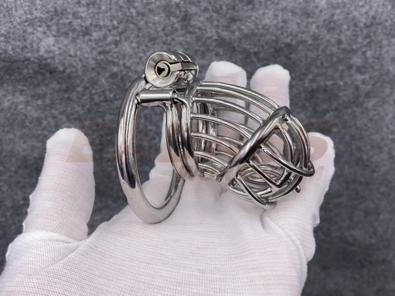 BA-25 Customizable Dense Bars Chastity Cage with Integrated PA Device ...