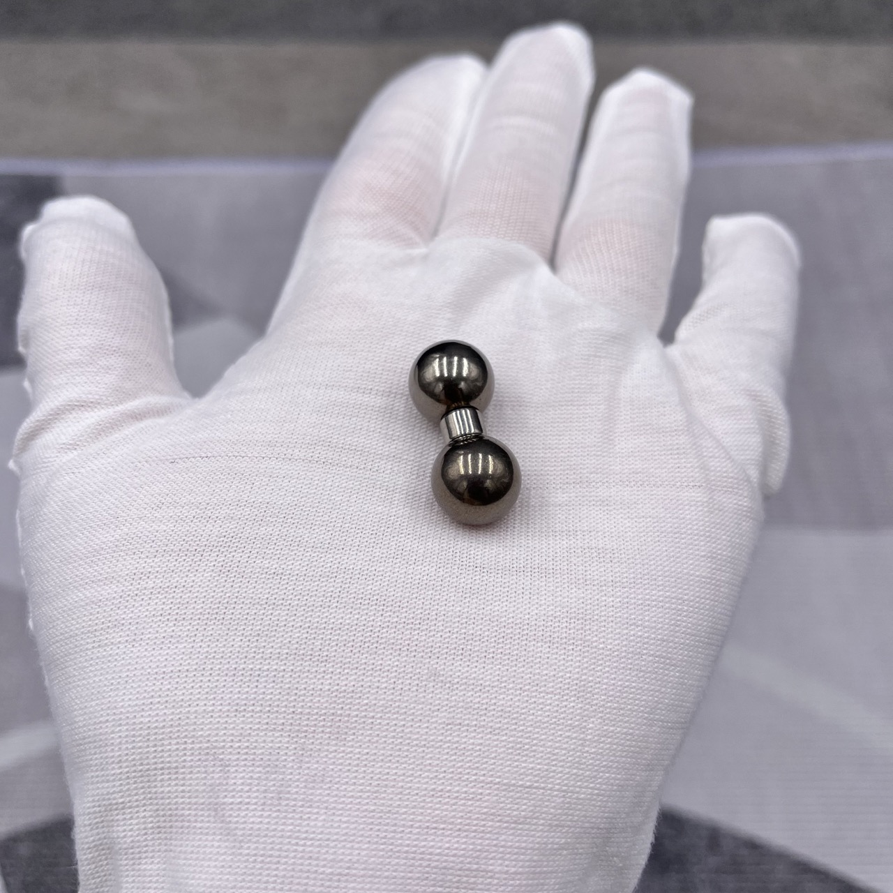 In Stock Gauge/Thickness 6mm Titanium Body Jewelry Straight Barbell