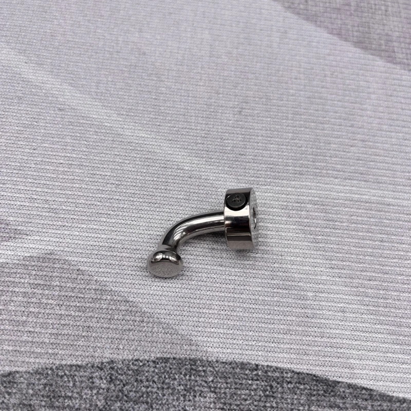 In Stock Gauge 6mm Stainless Steel L Shape PA Wand With Locking Ring