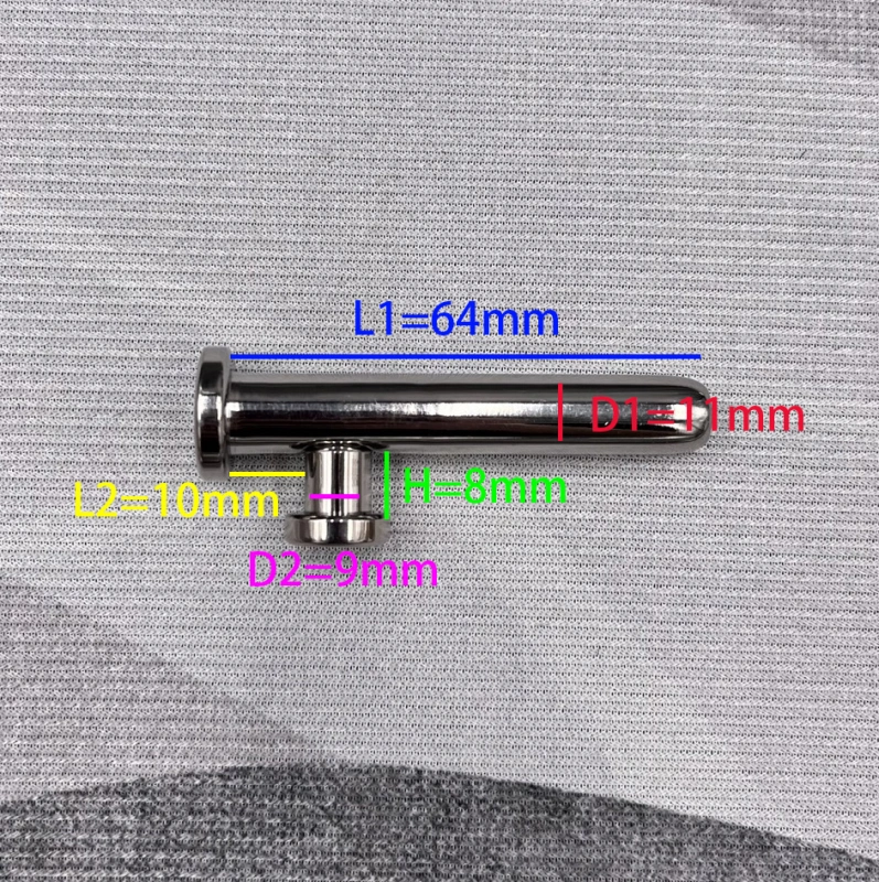 In Stock PA Gauge 9mm Stainless Steel Prince Albert Wand PA#2C style