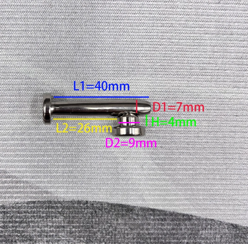 In Stock PA Gauge 9mm Titanium Prince Albert Wand PA#2C style