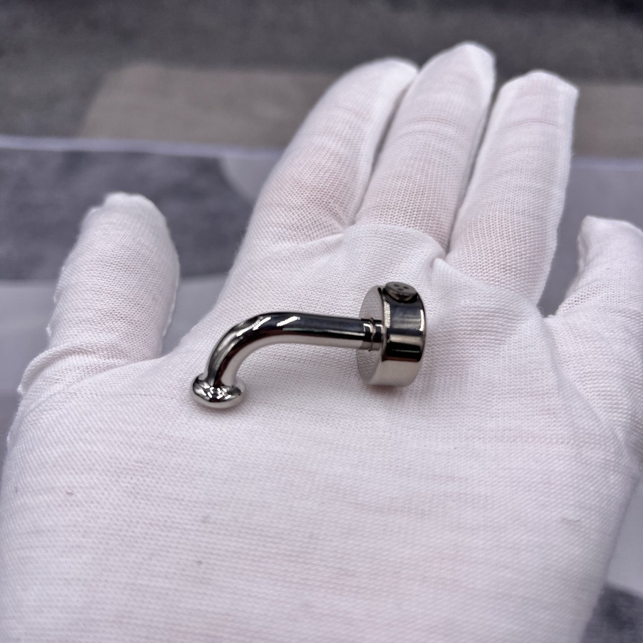 In Stock Gauge 5mm Stainless Steel L Shape PA Wand With Locking Ring