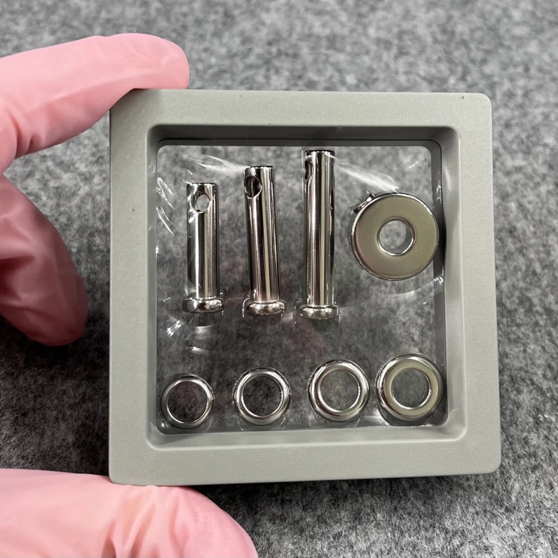 Titanium TetherSpout 3 Lengths E1 For Non-Piercing Chastity