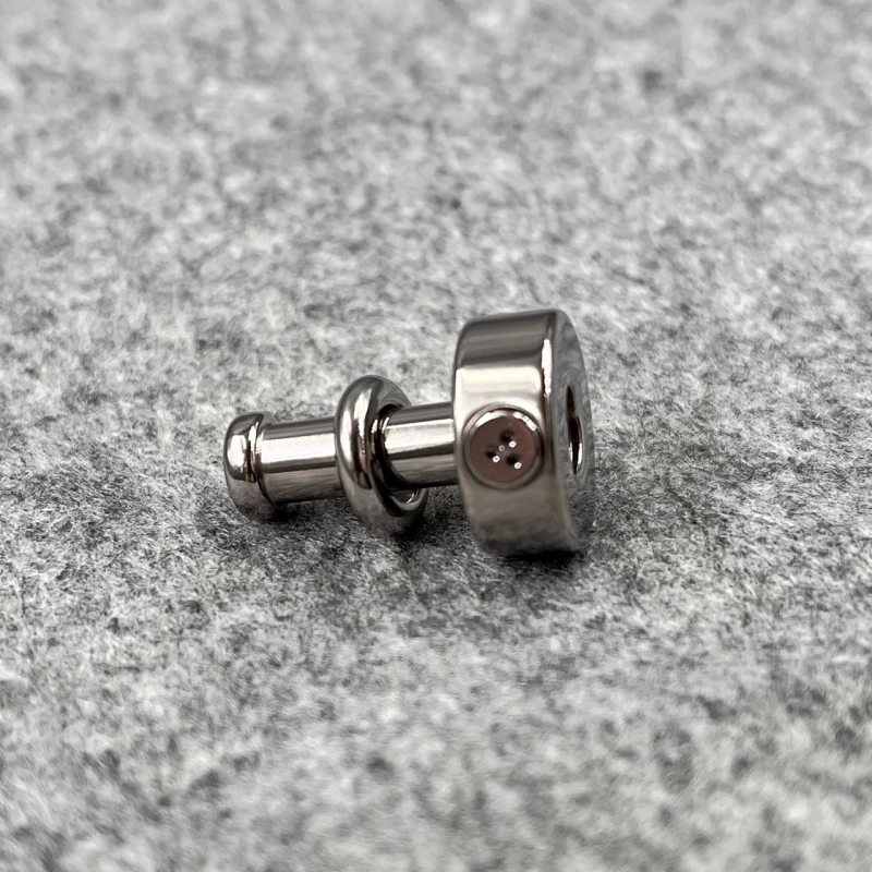 Titanium TetherSpout 3 Lengths E1 For Non-Piercing Chastity