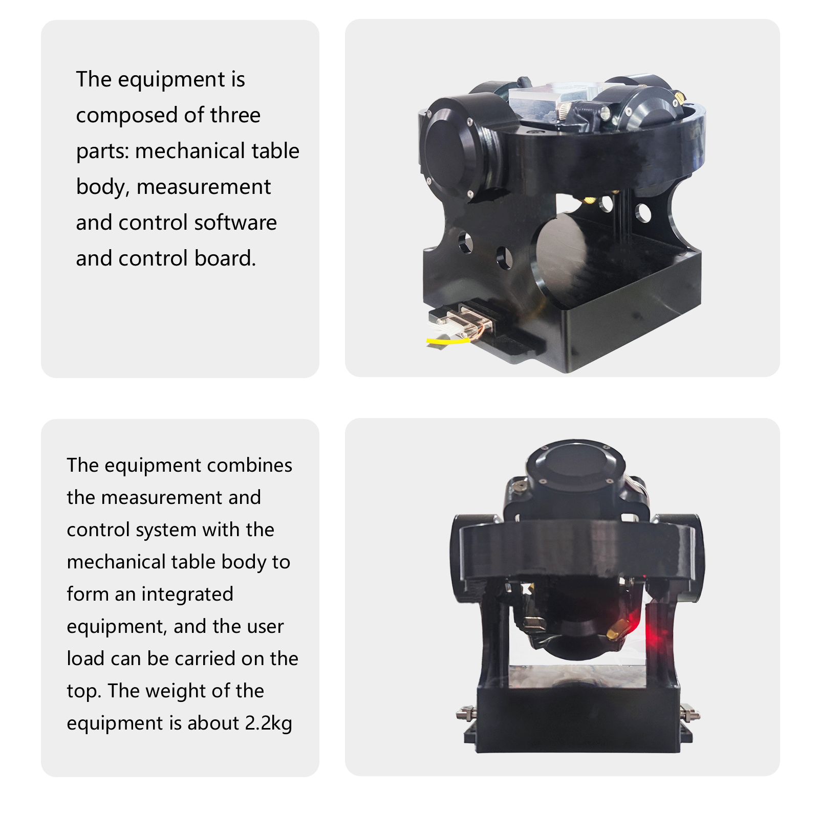 Compact Dual-Axis Rotational Table with Integrated Measurement and ...