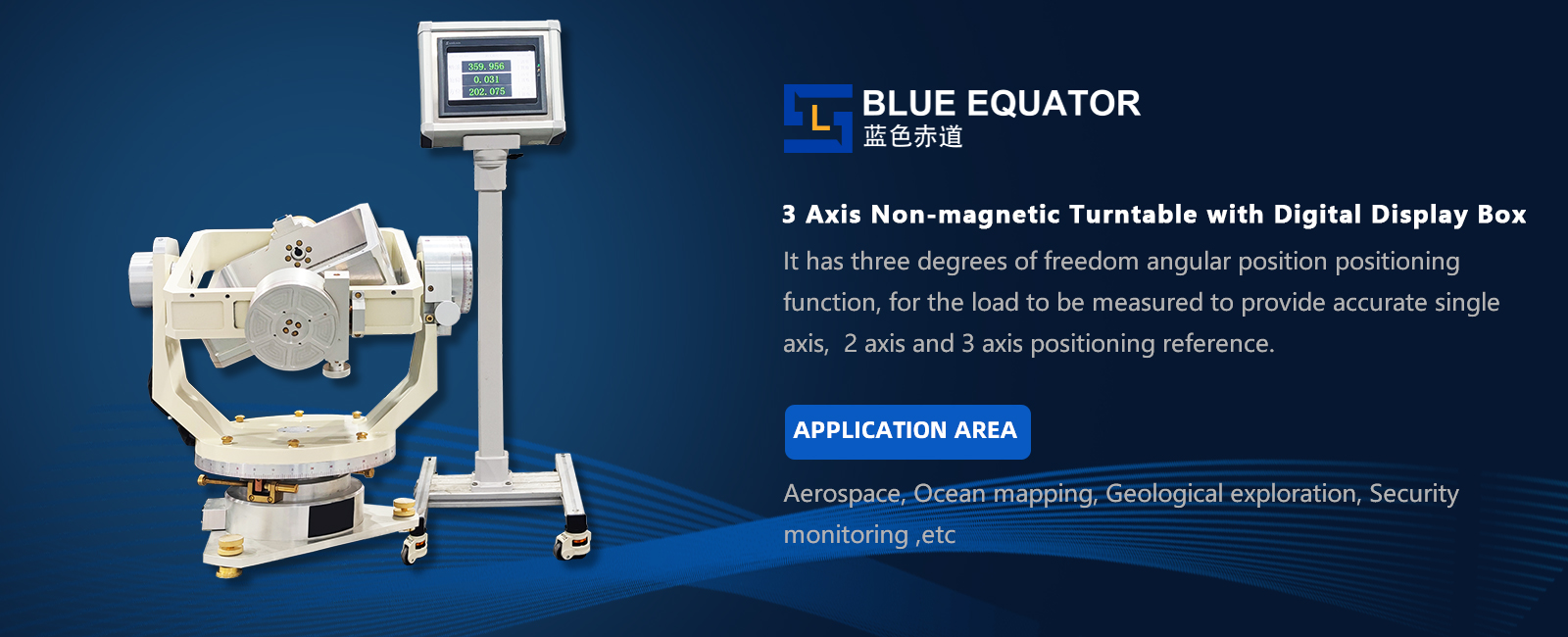 3-Axis Non-Magnetic Precision Turntable with Digital Display for Enhanced Positioning Accuracy