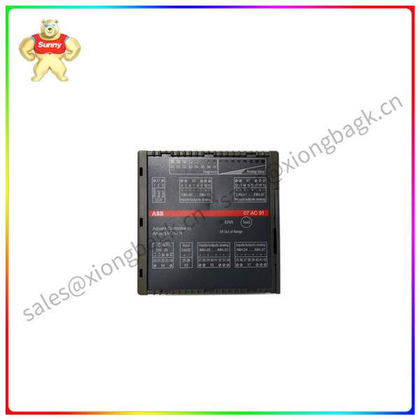 ABB 07AC91 Analog input/output module