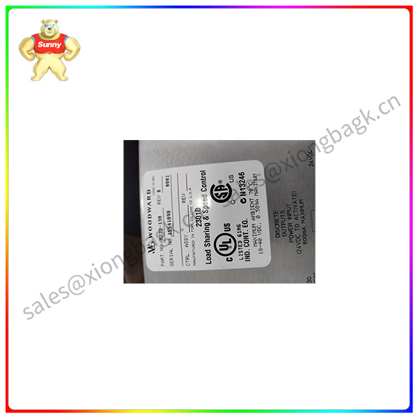 8273-140 Woodward 2301D and 2301D-ec load sharing and speed control