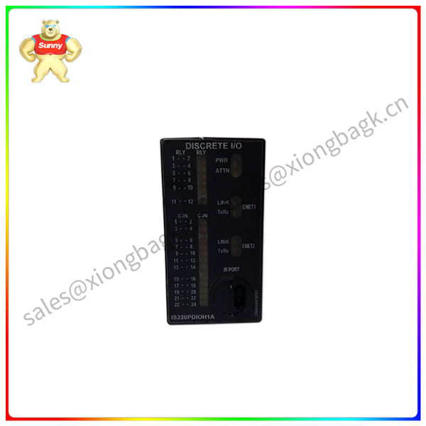 IS220PDIOH1A GE An I/O module of the Mark VIe Speedtronic system