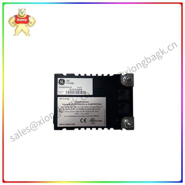 IS220PDIOH1A GE An I/O module of the Mark VIe Speedtronic system