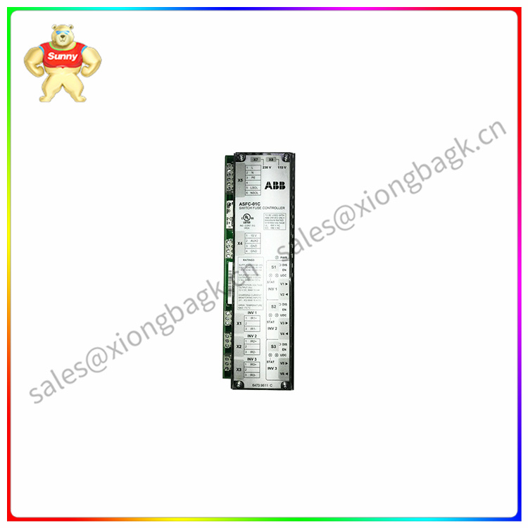 ASFC--01C Switch fuse control The simple network of the controller can ...