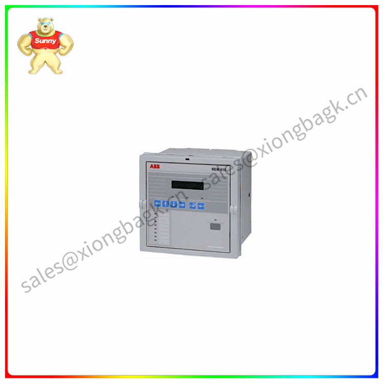 REM610 Motor protection relay There are four analog input channels and ...