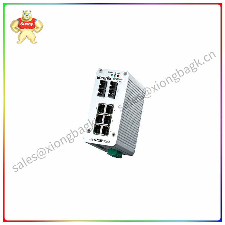 JETNET3008F-S Industrial Ethernet switch Supports a variety of ...