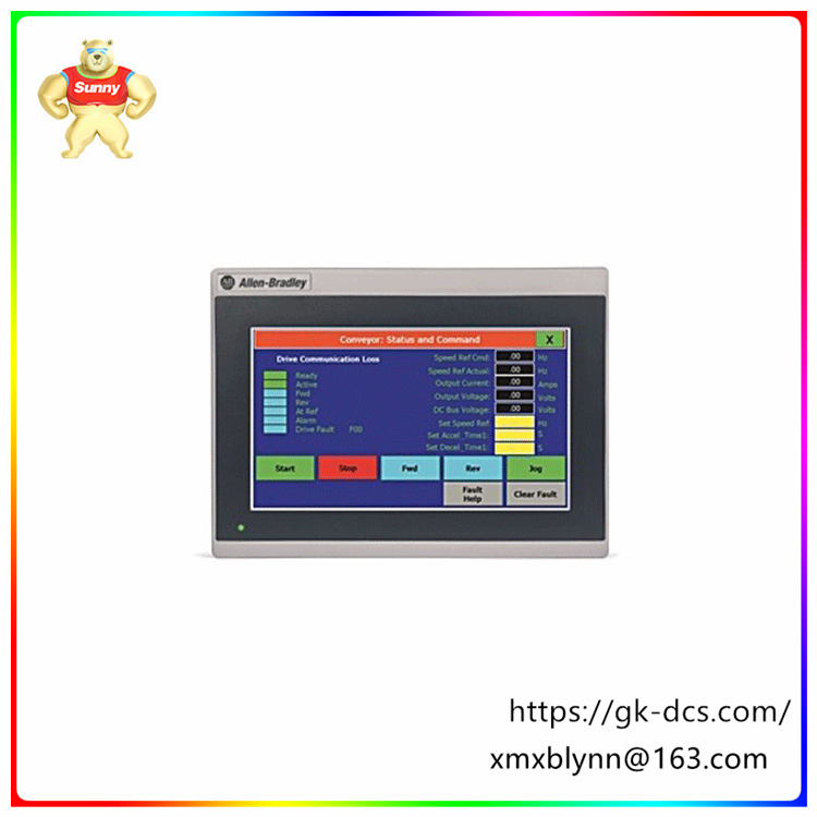2711R-T7T PanelView 800 HMI terminal Support touch screen input