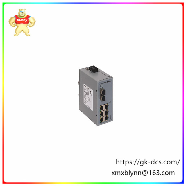 1783-US6T2TGH2H Stratix 2000 Ethernet unmanaged switch With open housing