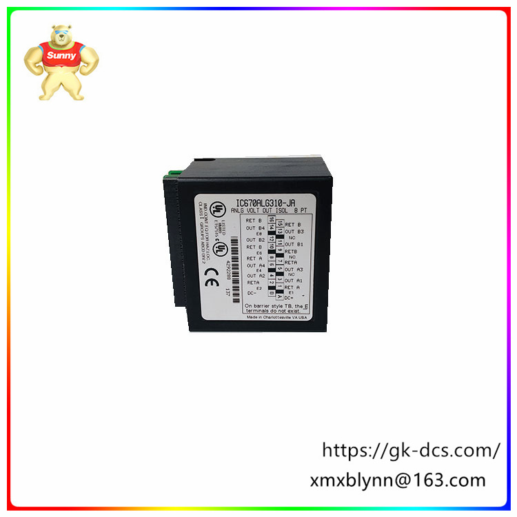 IC670ALG310-2 Voltage source analog output module With enhanced diagnostic functions